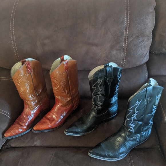 Botas y Botinas | Shoes | Botas Y Botinas Ostrich Skin Cowboy Boots ...